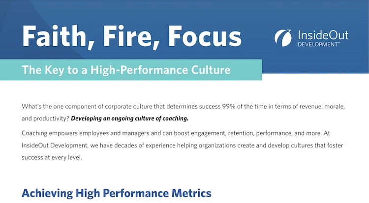 Free Leadership & Coaching Downloads | InsideOut Development