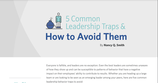 5 Common Leadership Traps and How to Avoid Them
